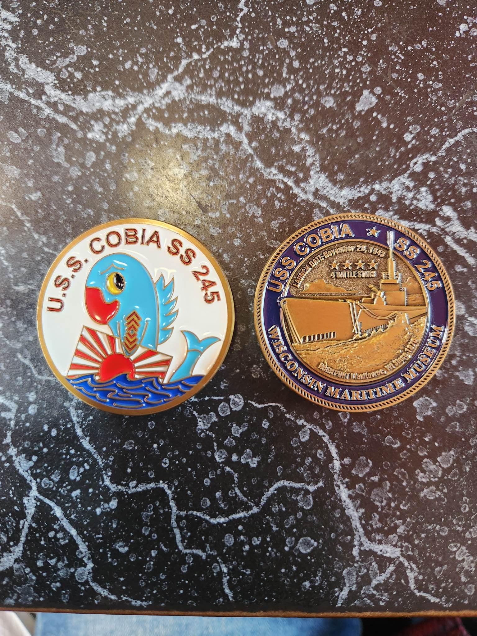 USS Cobia Challenge Coin | Wisconsin Maritime Museum
